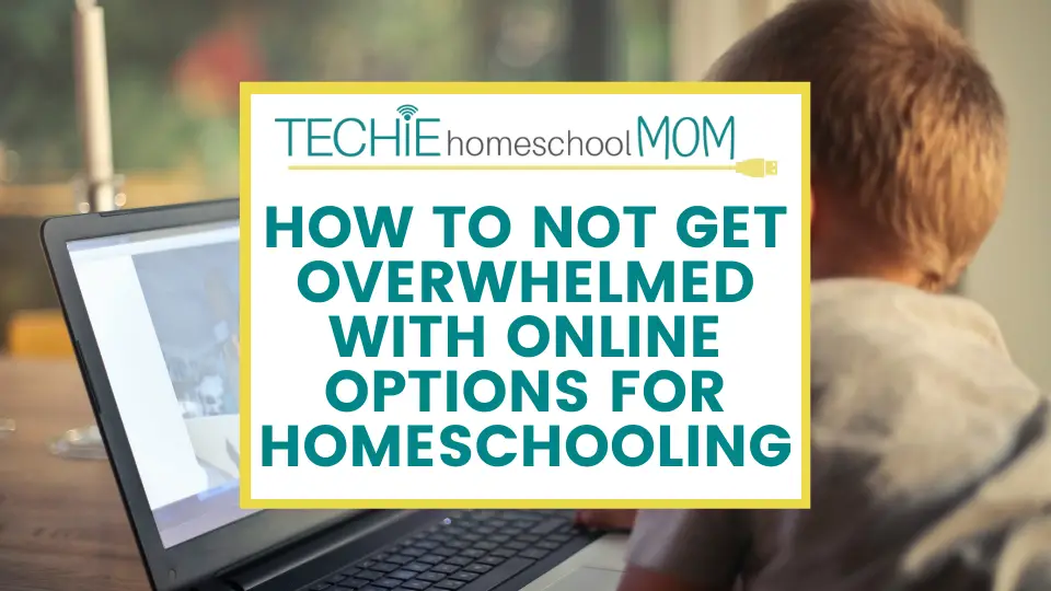 How to Not Get Overwhelmed with Online Options for Homeschooling ...