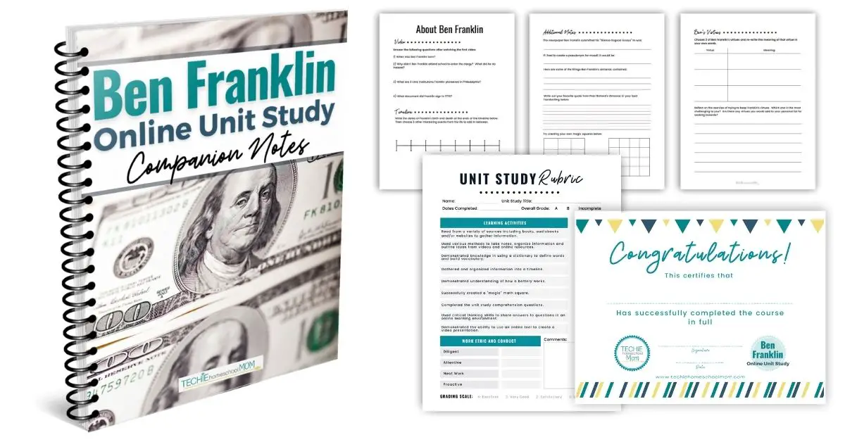 Explore the Life of Ben Franklin: An Engaging Unit Study