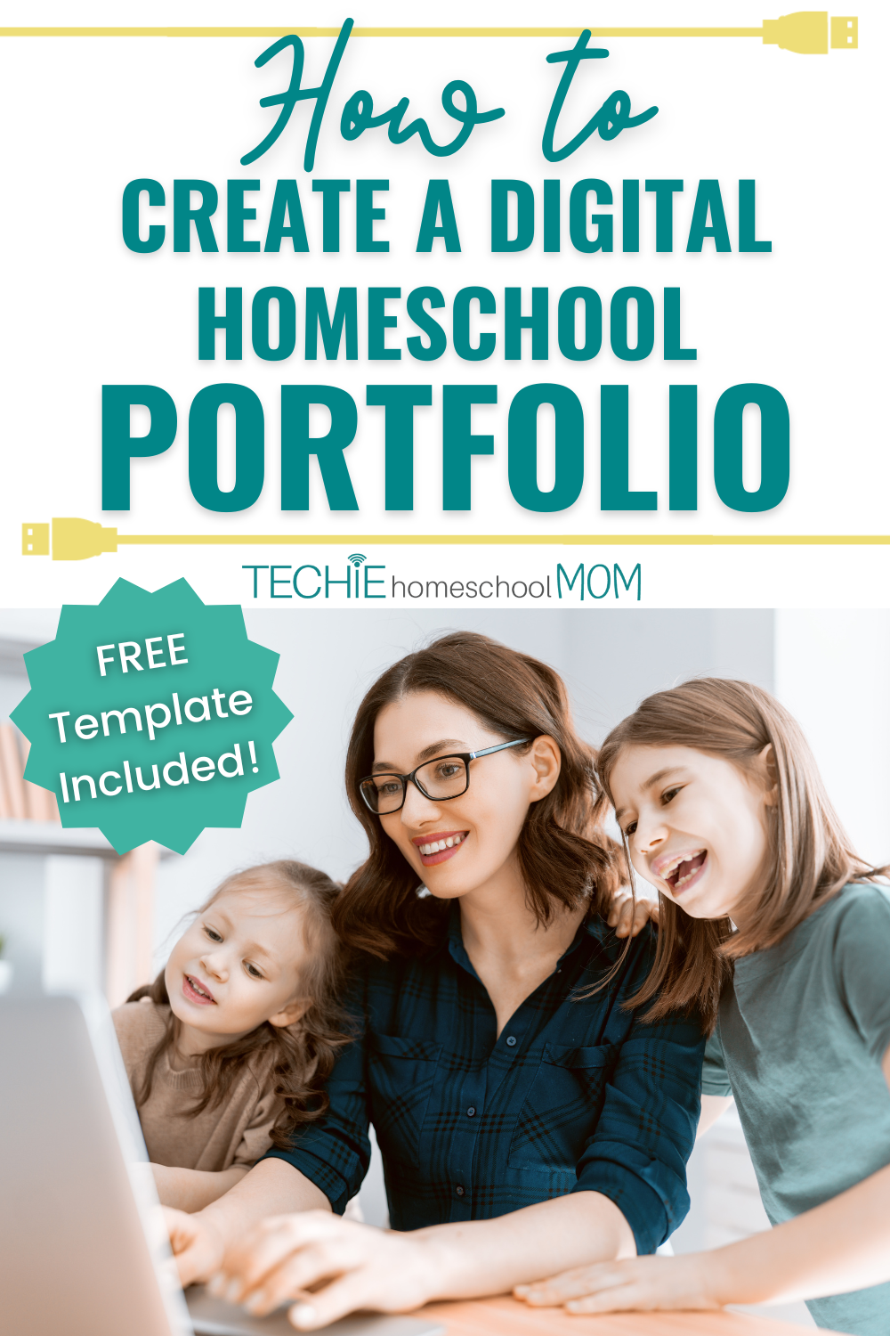 How to Create a Digital Homeschool Portfolio + FREE Template